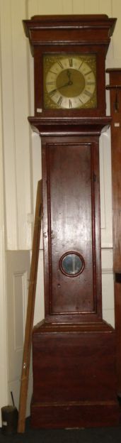 Bonhams : An 18th Century walnut longcase clock case, restored, with ...