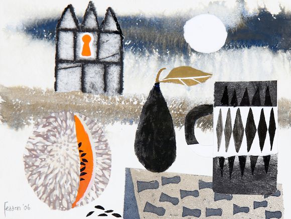 Bonhams : Mary Fedden R.A. (British, born 1915) Still life with pear ...