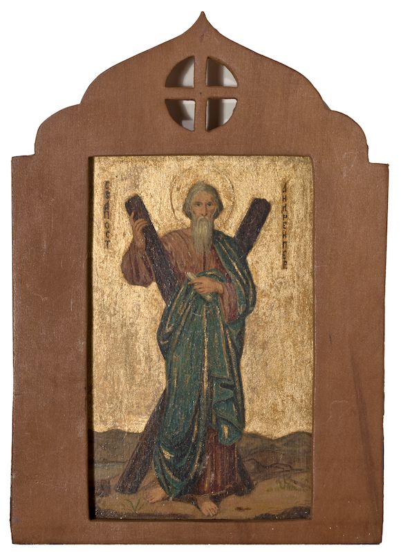 Bonhams : St. Andrew Russian, early 20th century 21.5 x 15cm (8 1/2 x 5 ...