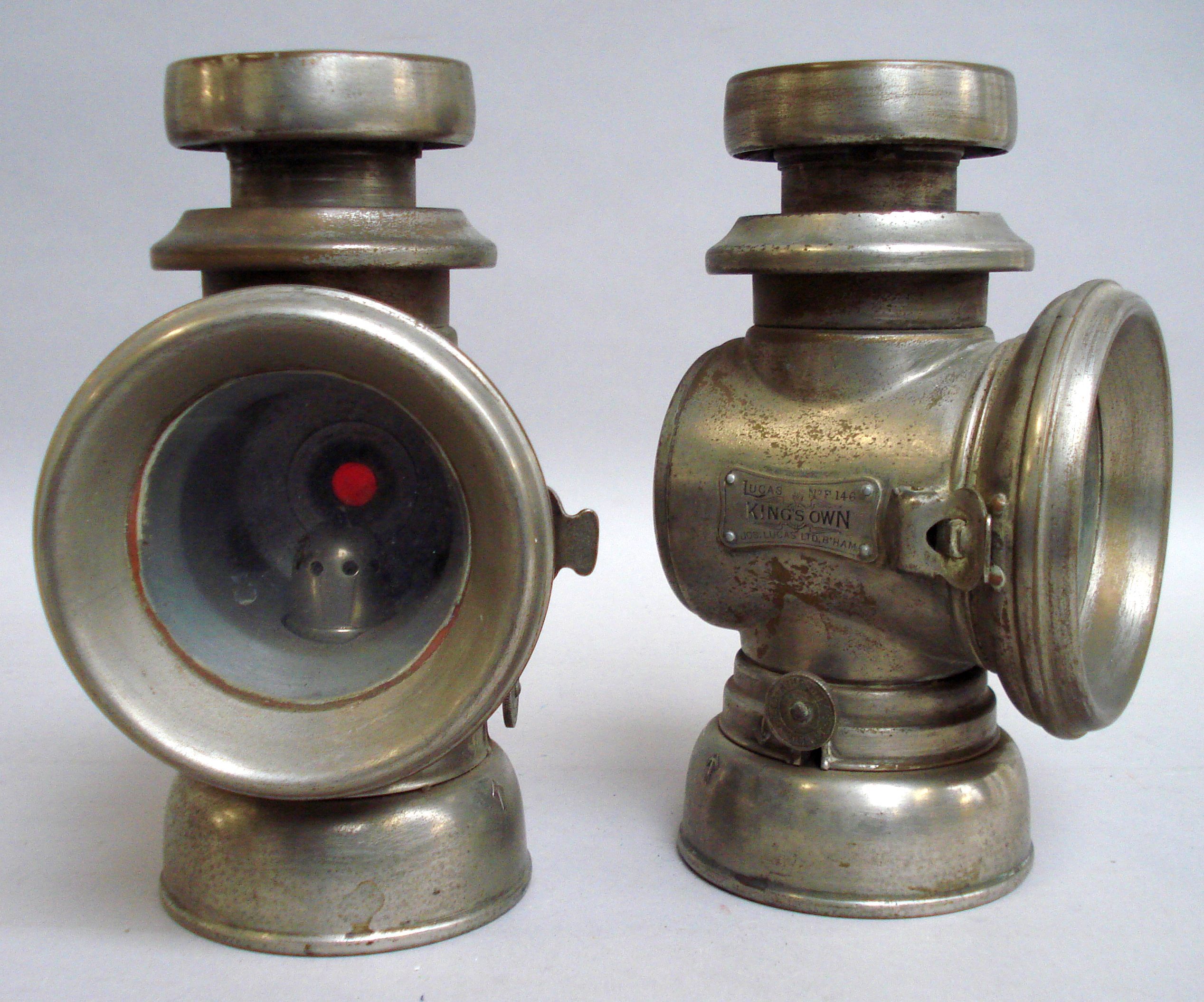 Bonhams Cars : A pair of Lucas No.F146 sidelamps,