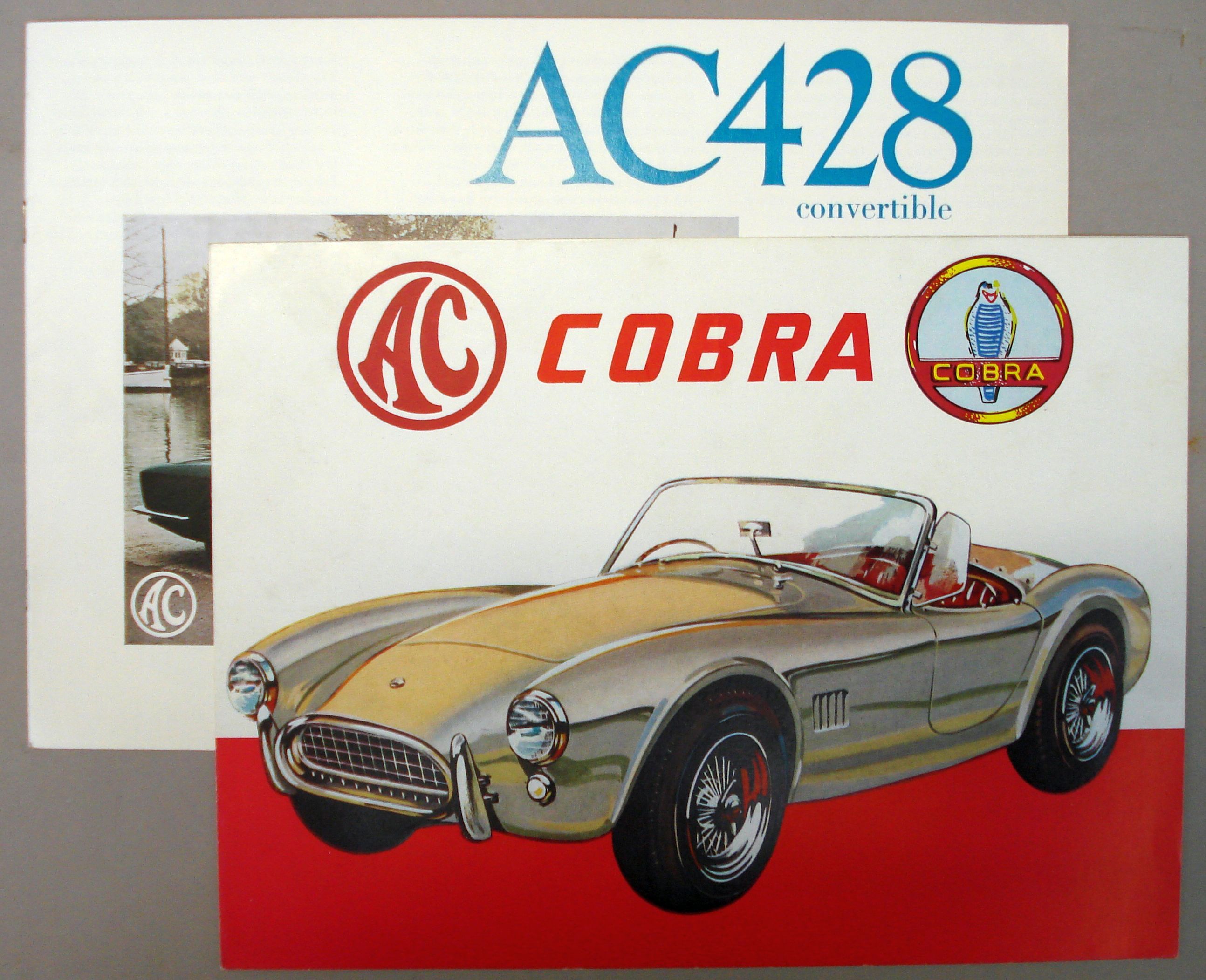 Bonhams Cars : Two AC sales brochures,