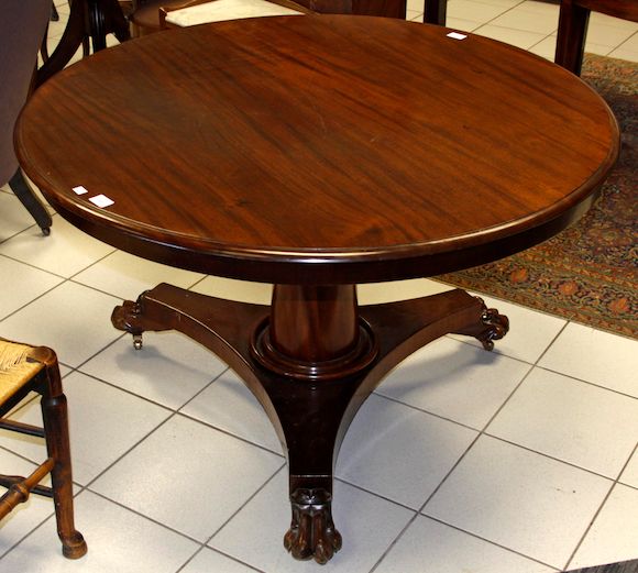 Bonhams : A Victorian mahogany breakfast table, the circular moulded ...