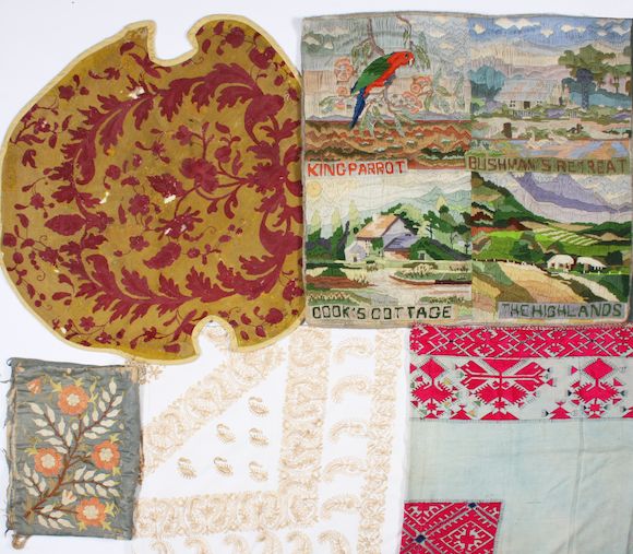 Bonhams : A group of mixed world textiles