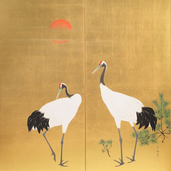 Bonhams : Attributed to Araki Jippo (1872-1944) Early 20th century