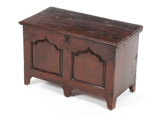 Bonhams : A early George III coffer-bach type chest