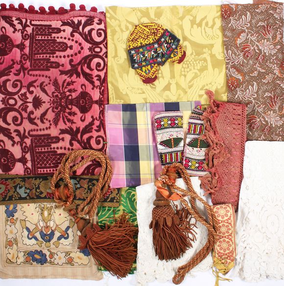 Bonhams : A group of mixed textiles