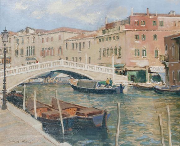 Bonhams : Robert Norman Hepple (1904-1994) 'The Bridge of the Oblisk ...