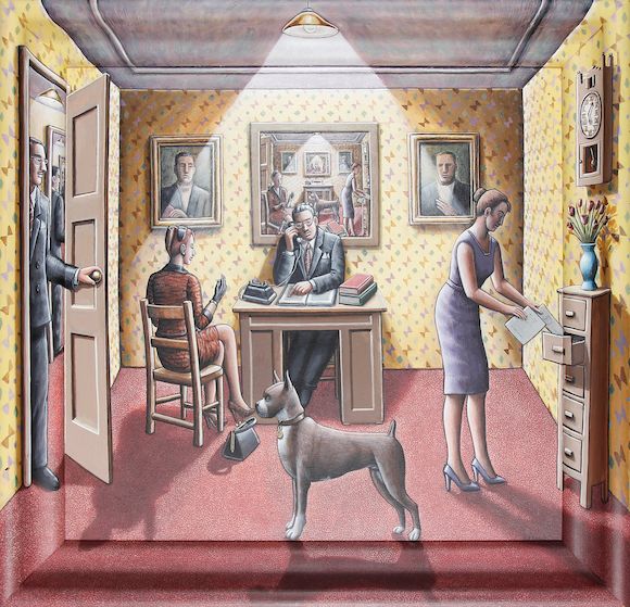 Bonhams : P.J. Crook (British, born 1945) 'Bureau'