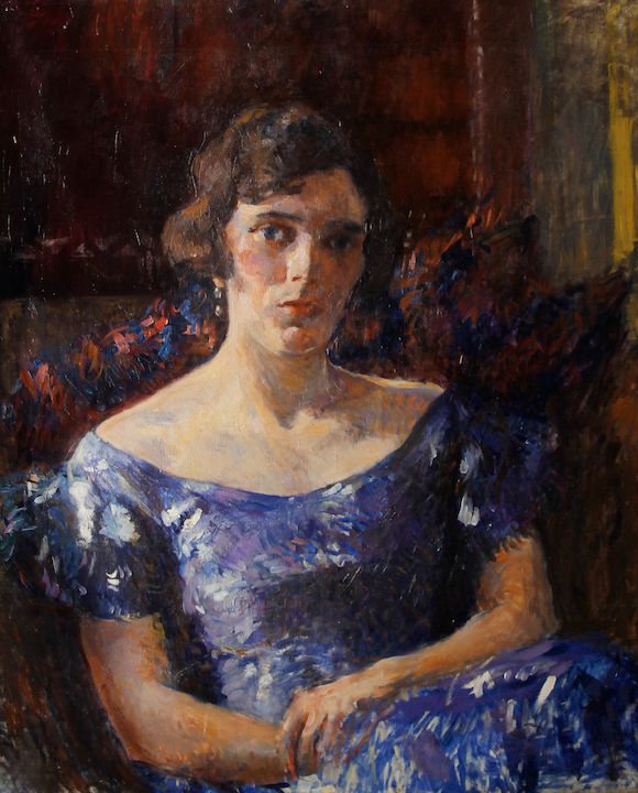 Bonhams : James Bolivar Manson (British, 1879-1945) Portrait of a ...