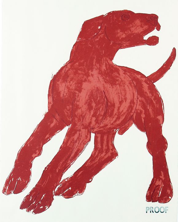Bonhams : Dame Elisabeth Frink R.A. (British, 1930-1993) Red Dog ...