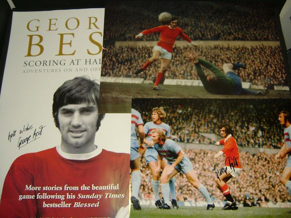 Bonhams : A collection of George Best pictures, many hand signed