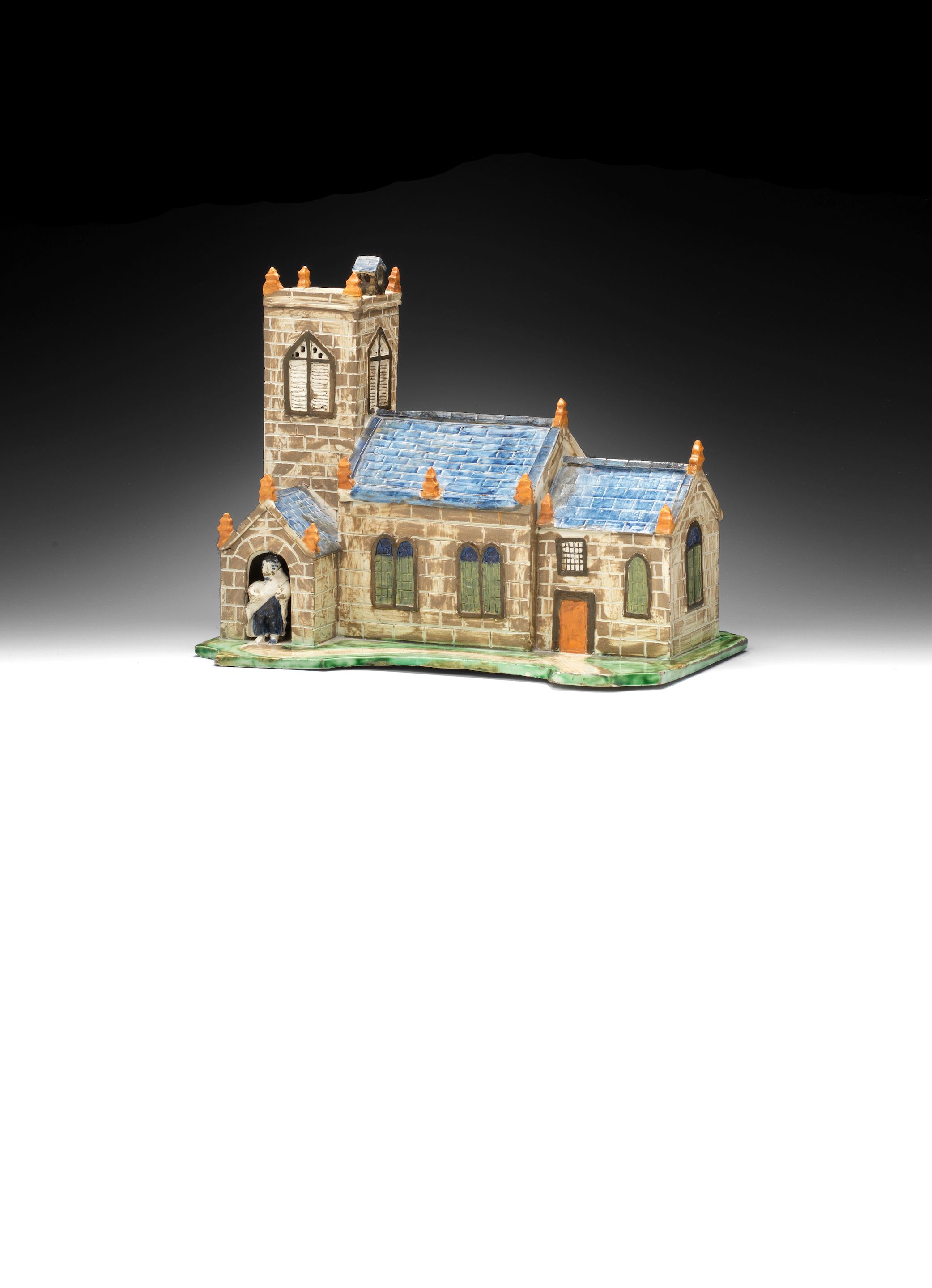 Bonhams : An important Yorkshire (Kilnhurst) pottery model of Hooton ...