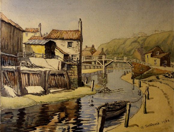 Bonhams : G ** Sutherland 31 x 41.5cm And another watercolour by Walter ...