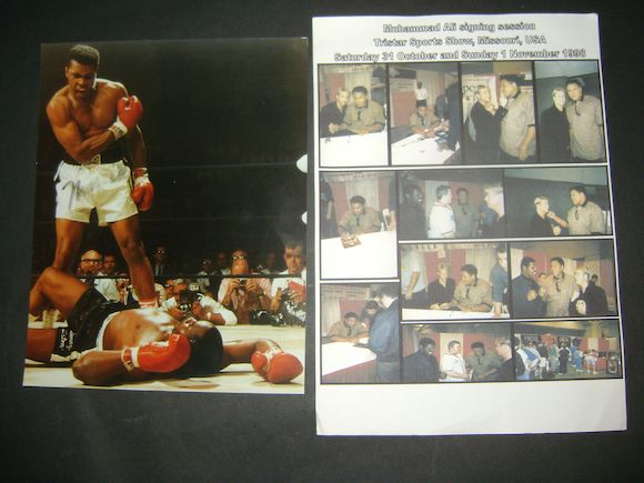 Bonhams : Muhammad Ali hand signed photograph