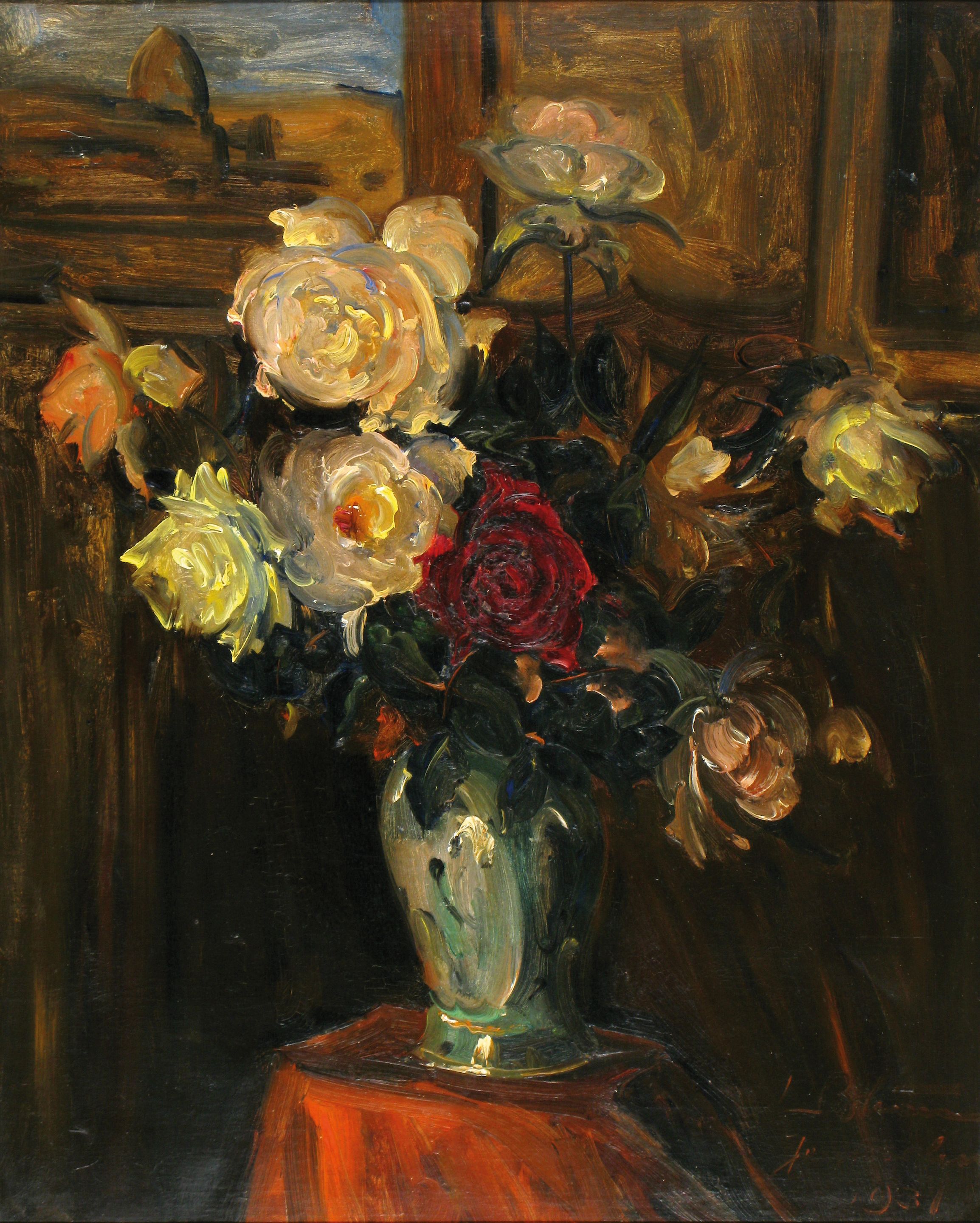 Bonhams : Ludwig Blum (Israeli, 1891-1975) Vase of flowers