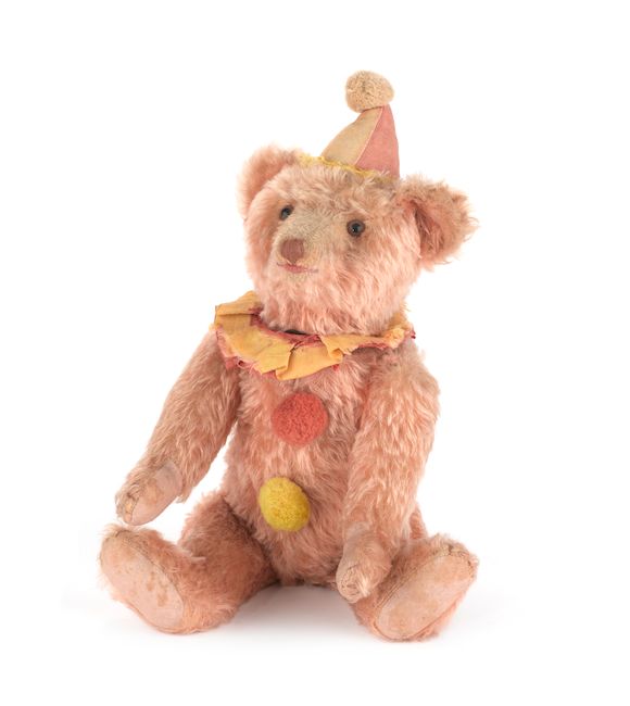 Bonhams : Scarce Cramer Musical Teddy Clown, circa 1930