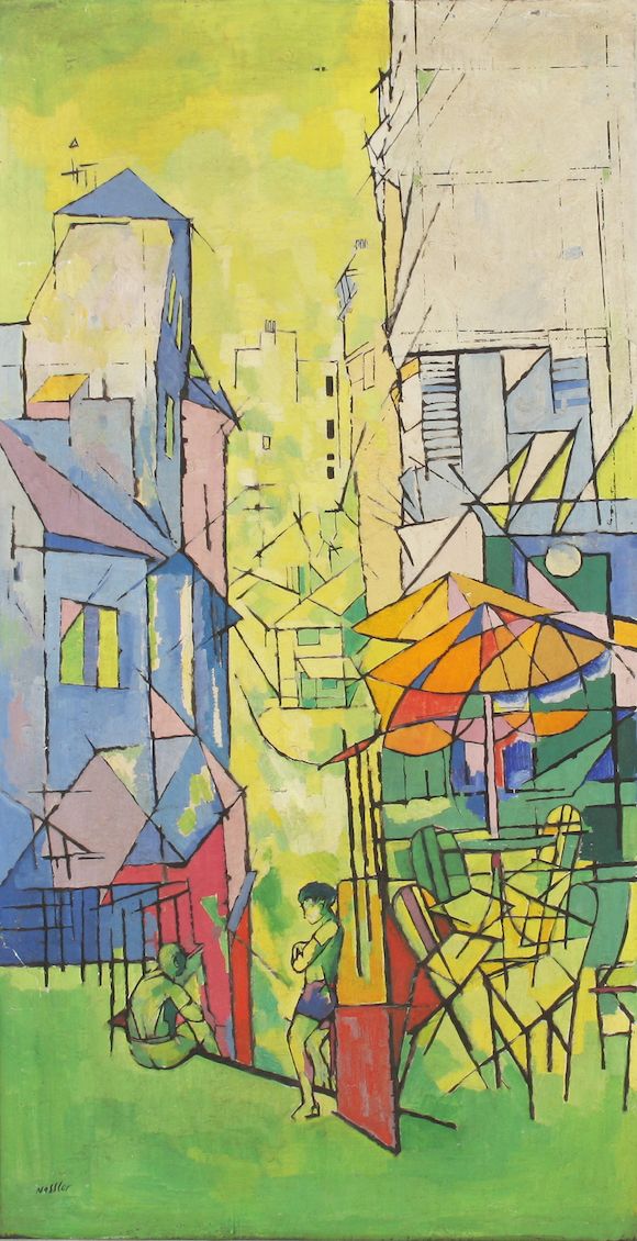 Bonhams : Walter Horst Nessler (British, 1912-2002) 'Lamark, Montmartre ...