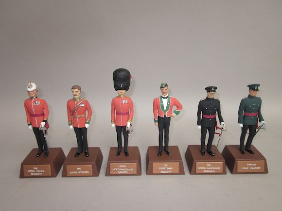 Bonhams : Sentry Box 120mm scale British Infantry Officers 6