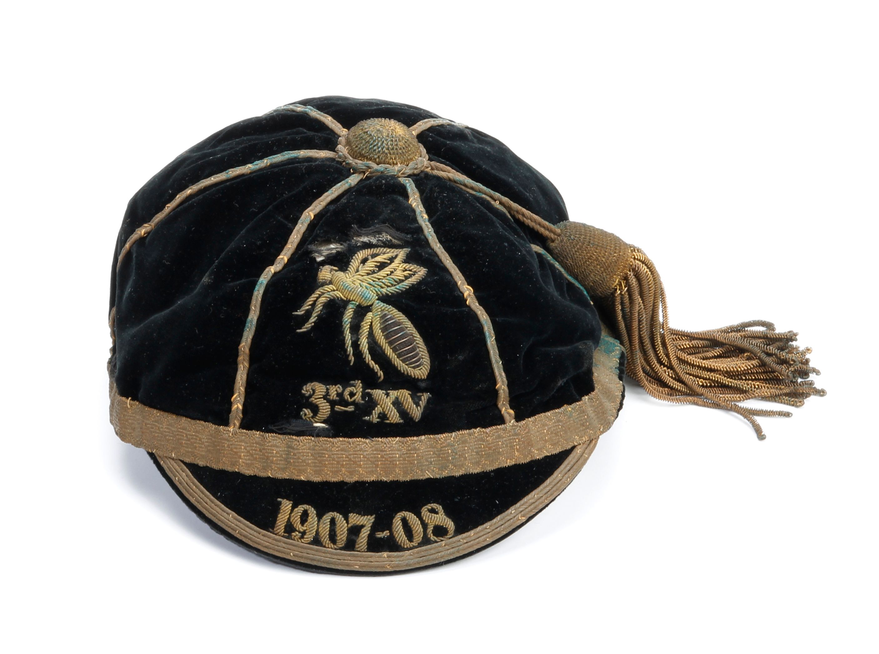 Bonhams : 1907/08 Wasps rugby cap