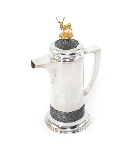Bonhams : HECTOR MILLER FOR AURUM: A silver and silver-gilt ...