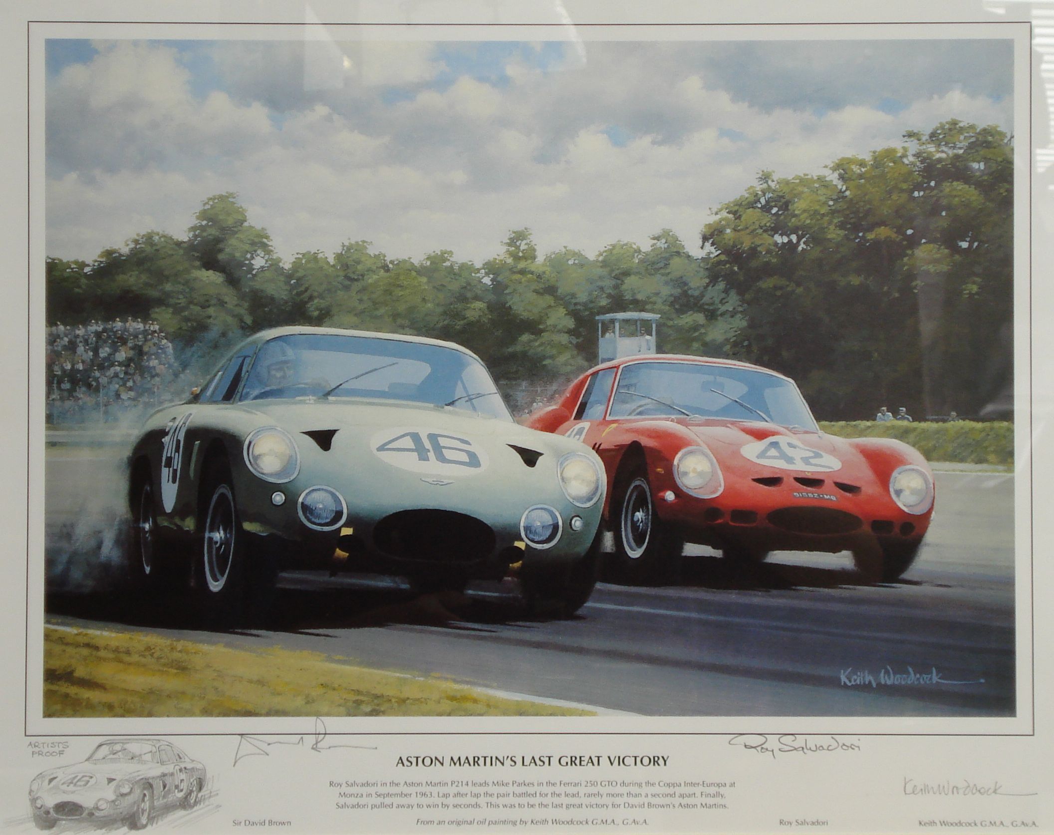 Bonhams Cars : 'Aston Martin's Last Great Victory', print after Keith ...