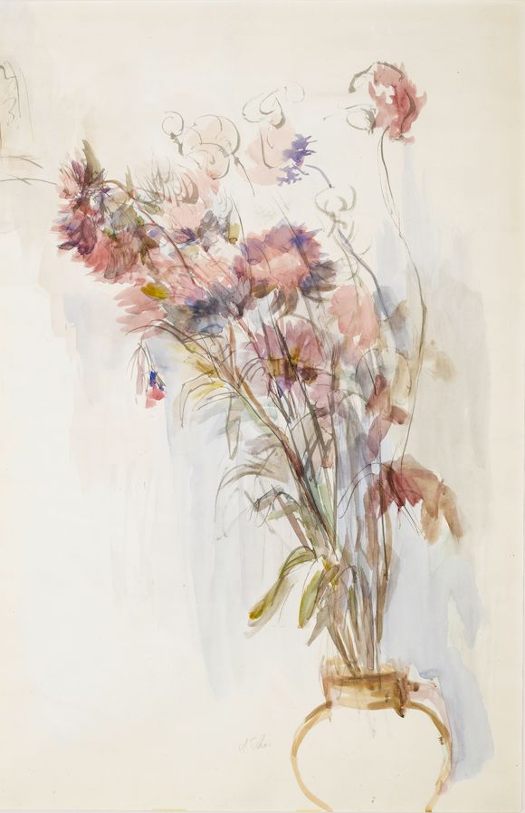 Bonhams : Anna Ticho (Israeli, 1894-1980) Flowers