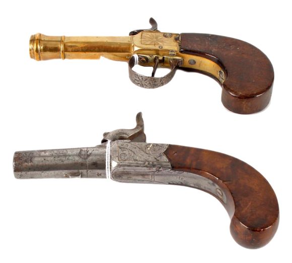 Bonhams : A Percussion Boxlock Pocket Pistol