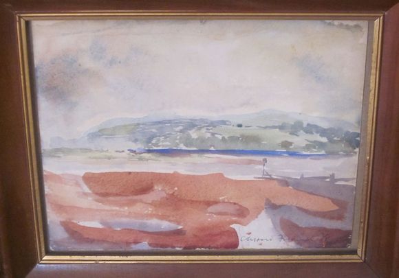 Bonhams : Clifford Fishwick (British, 1923-1997) Hillside and four ...