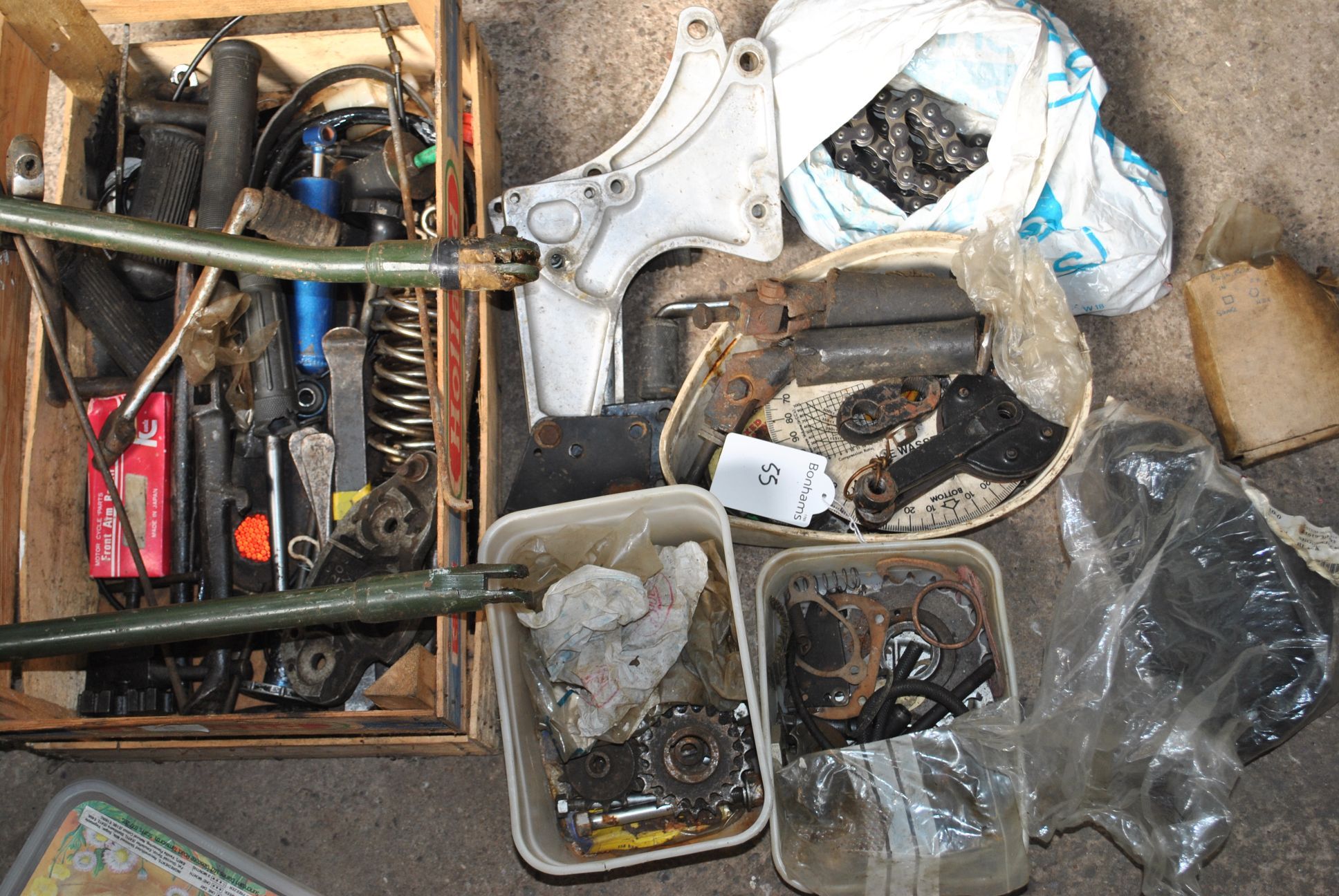 Bonhams Cars : A quantity of miscellaneous cycle parts and other ...