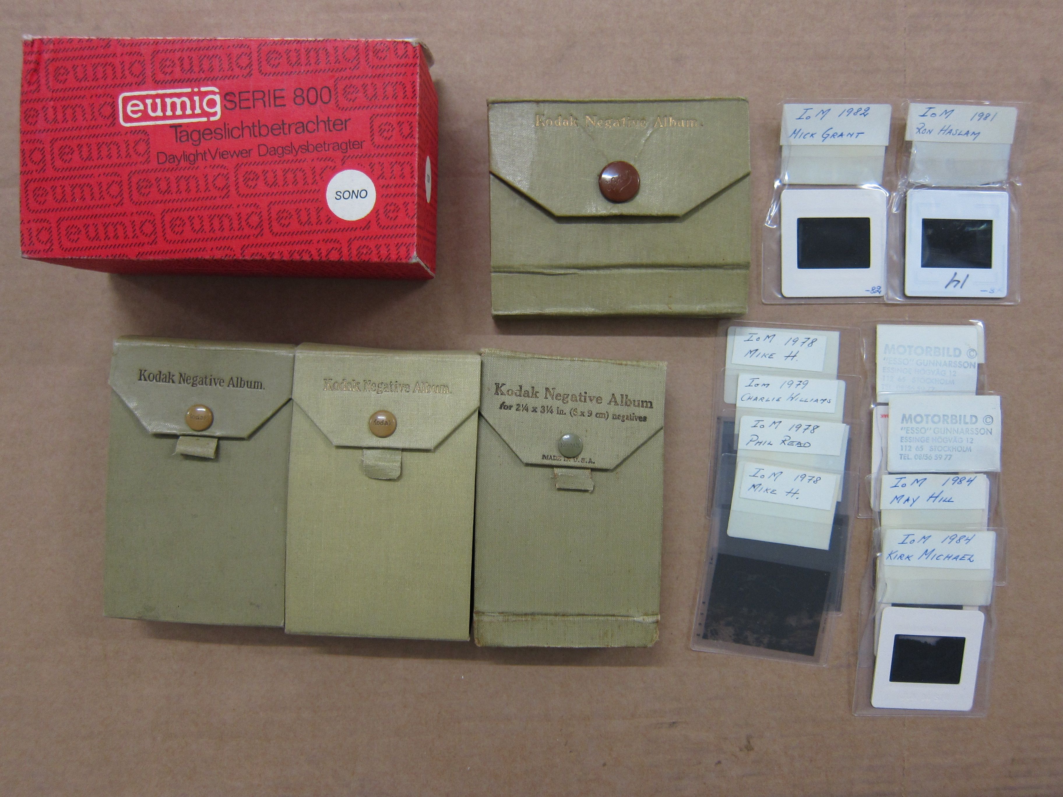 Bonhams Cars : Stanley Woods' negative folders,