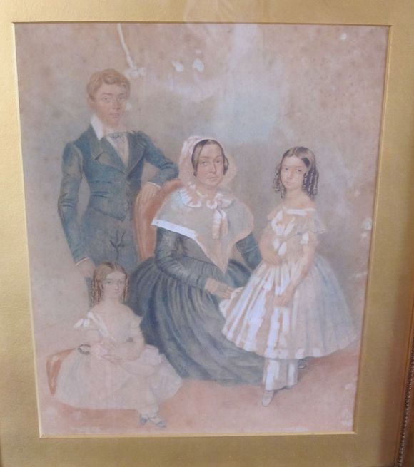 Bonhams : English School, 19th Century Victorian Family Portrait 50cm x ...