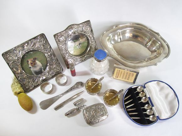 Bonhams : A collection of silver