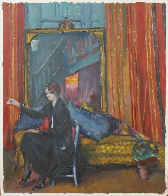 Bonhams : Alfred Aaron Wolmark (British, 1877-1961) 'The Studio' 60 x ...