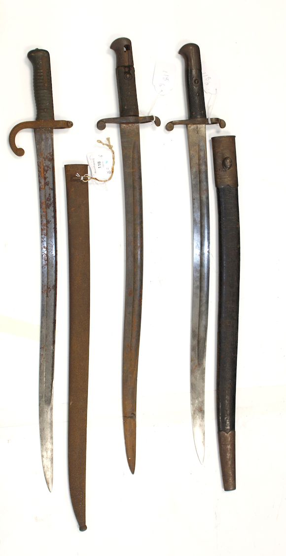 Bonhams : An Enfield 1856 Pattern Artillery Sword Bayonet