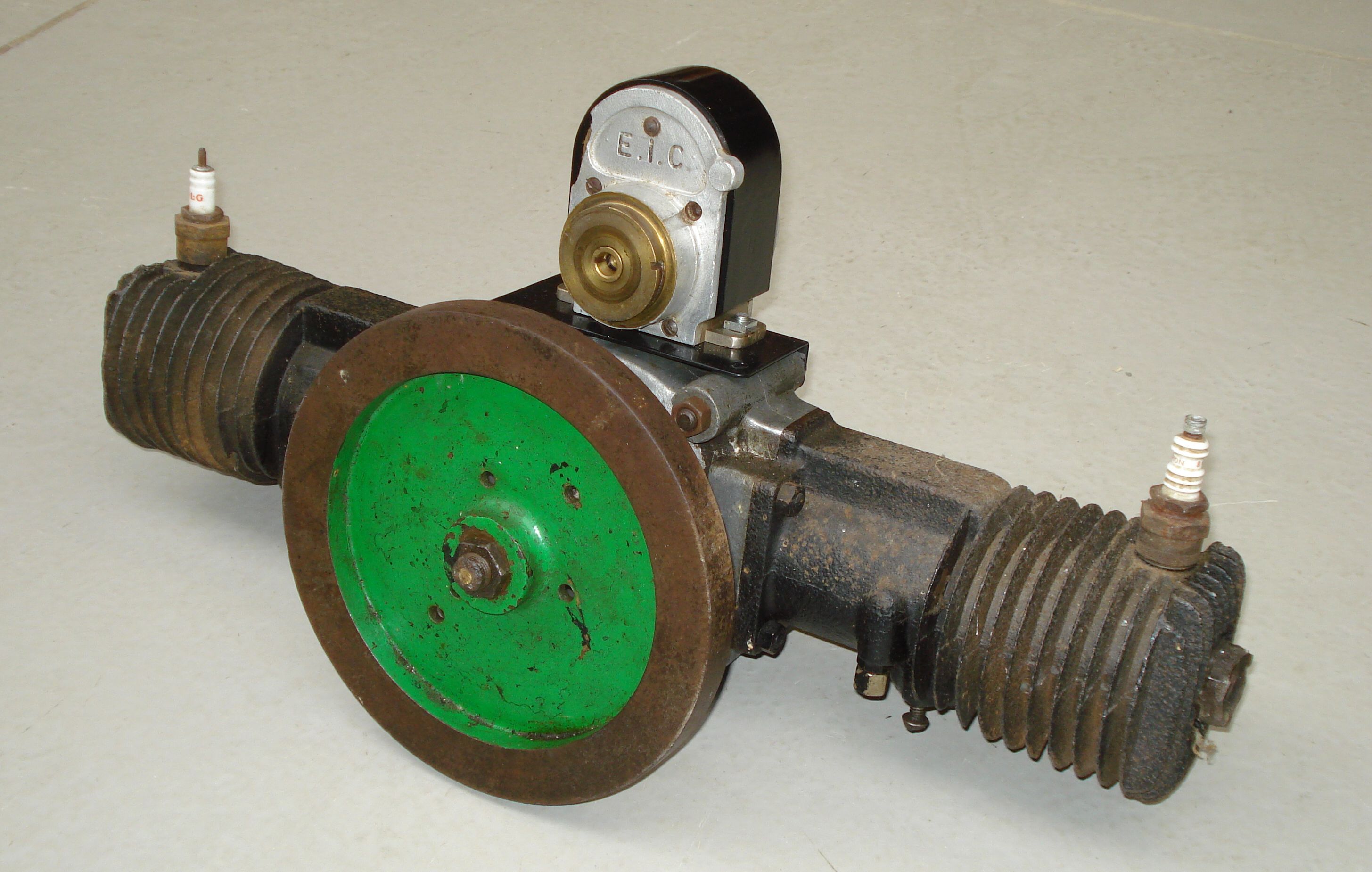 Bonhams Cars : A Levis opposing twin stationary engine,