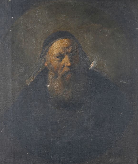 Bonhams : After Rembrandt Harmensz van Rijn, 19th Century Portrait of a ...