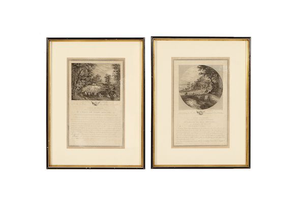 Bonhams : A set of five early 19th century French engravings of ...