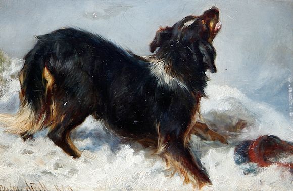 Bonhams : Gourlay Steel (British, 1819-1894) The snowdrift