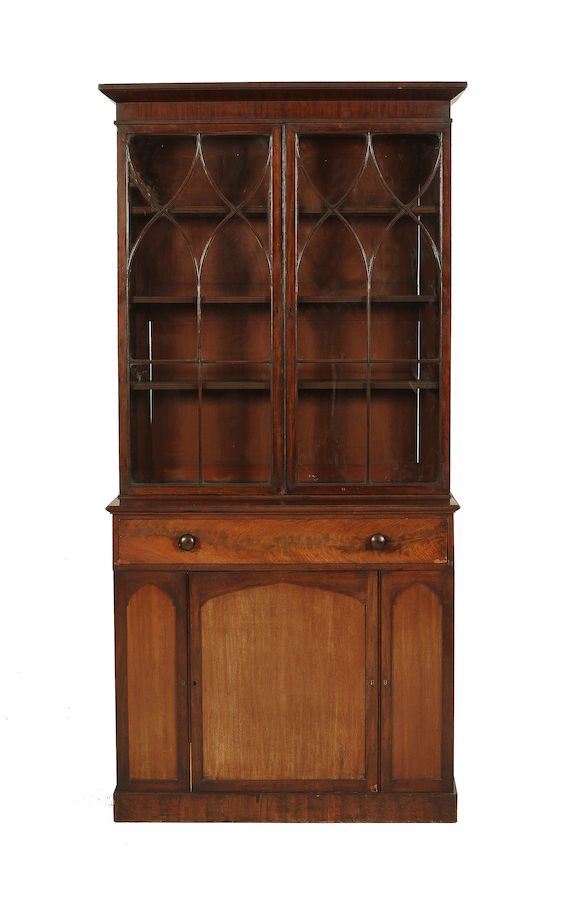 Bonhams : A William IV mahogany bookcase