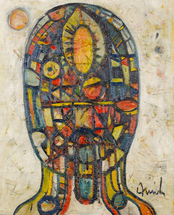 Bonhams : Avinash Chandra (India, 1931-1991) Head,
