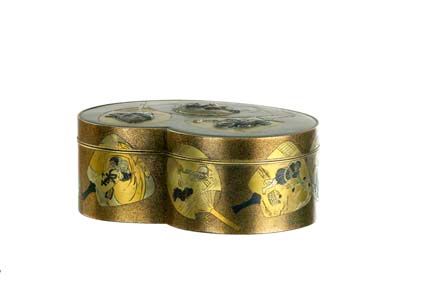 Bonhams : A Japanese shibayama box and cover Meiji period