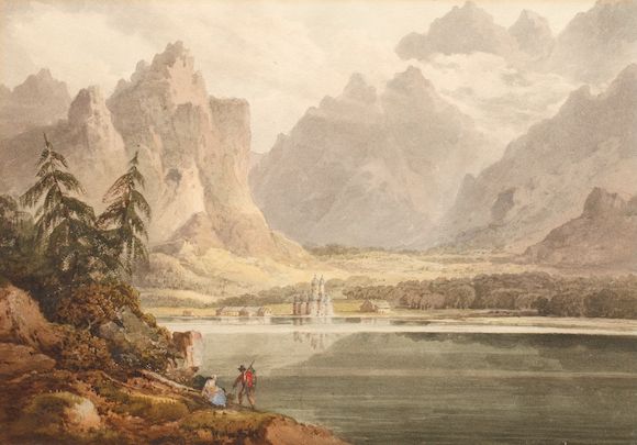 Bonhams : Francis Nicholson (British, 1753-1844) Königsee and Berchtesgaden