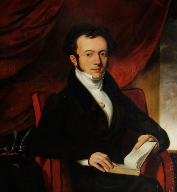 Bonhams : Daniel Maclise (British, 1806-1870) Portrait of M. Marcelles ...
