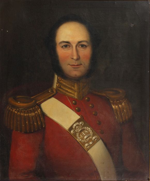 Bonhams : English School, 19th Century Portrait of Captain James ...