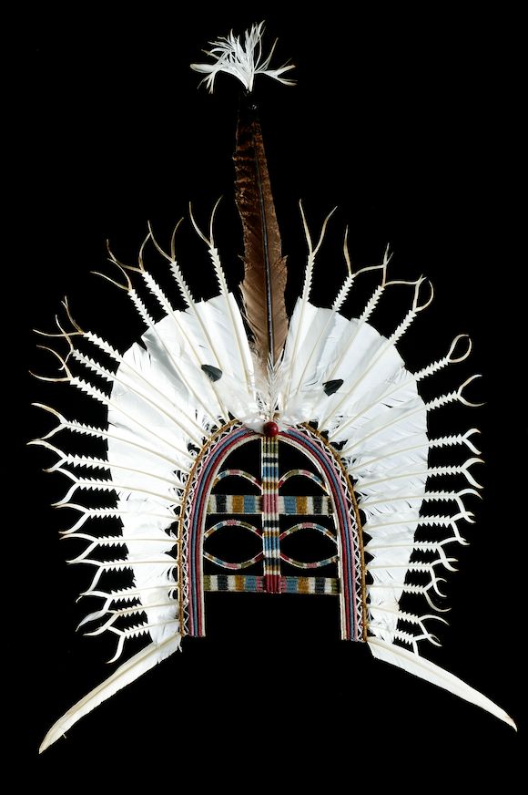 Bonhams : A Headdress, Dhari/Dhoeri (Dance Headdress), Torres Strait ...