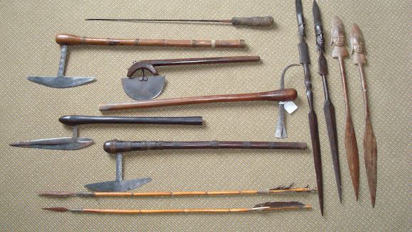 Bonhams : A collection of Rhodesian tribal artifacts and weapons