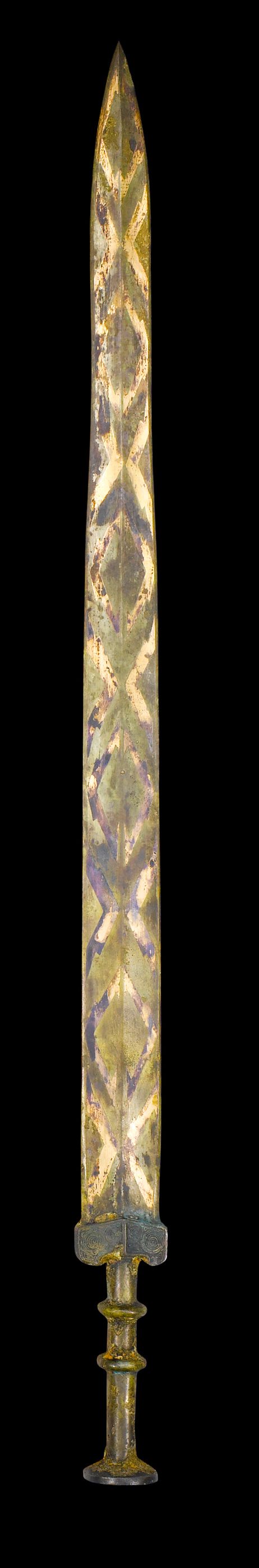Bonhams : A large bronze jian Mid Eastern Zhou dynasty