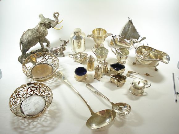 Bonhams : A collection of silver