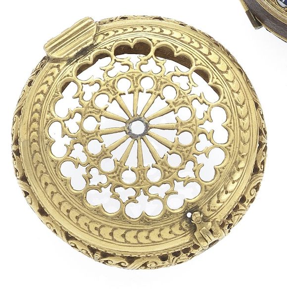 Bonhams : German. A rare late 16th century pocket watch caseCirca 1575 (AF)