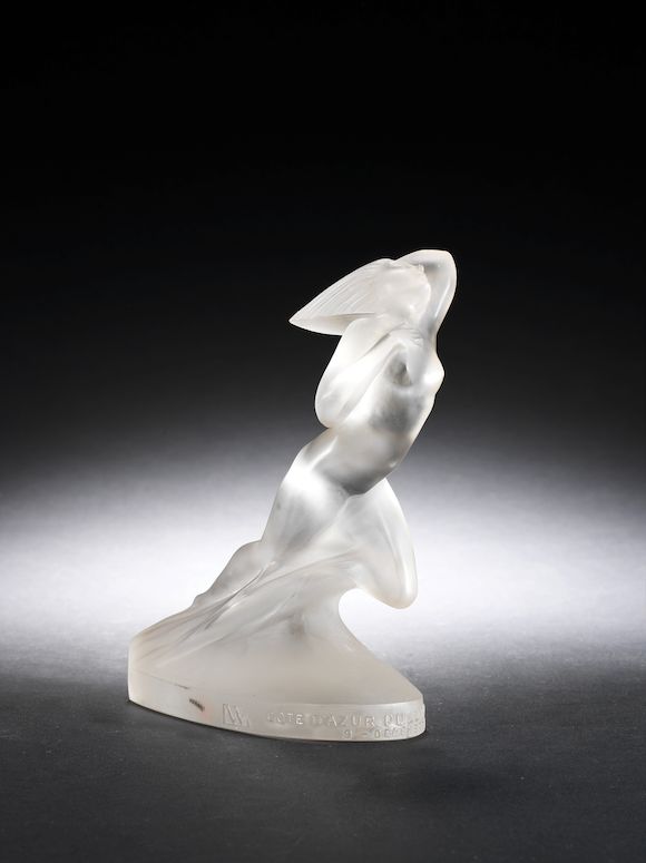 Bonhams : Rene Lalique 'Cote d'Azur' a Frosted Glass Statuette, design 1929